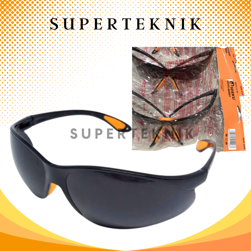 HITAM MATA Ideku Grinding Sunglasses / Google Black Safety Glasses ...