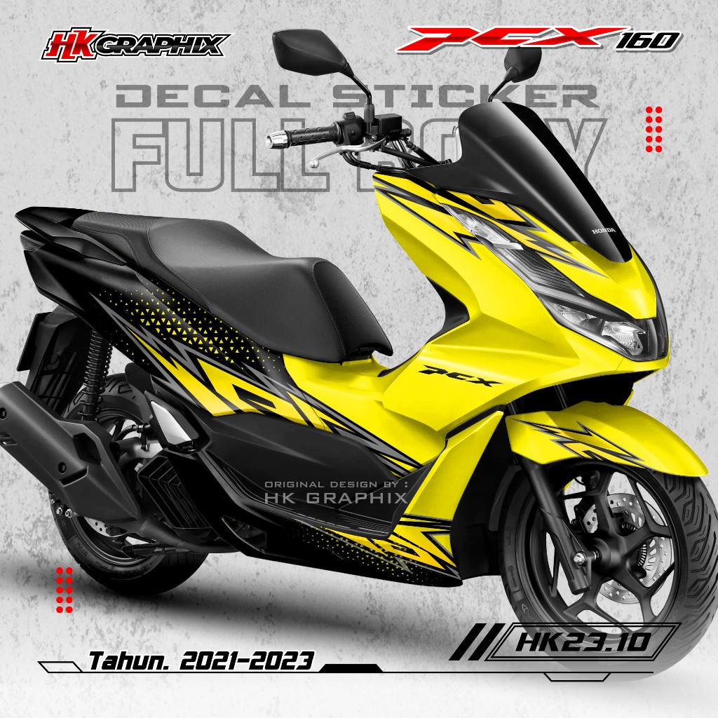 Sticker Decal PCX 160 Full Body 2021 2022 2023 2024 Latest Abstract ...