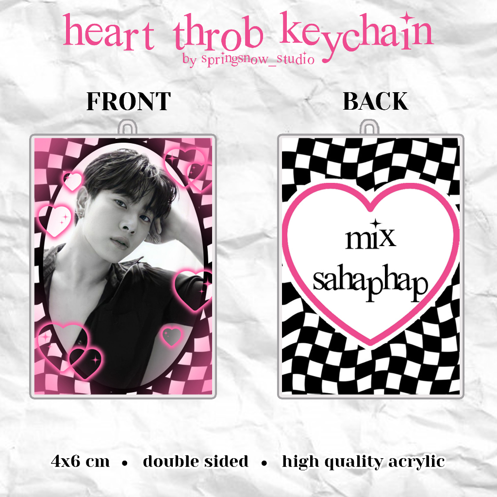 GANTUNGAN [READY] Thai Actor Heart Throb Acrylic Keychain/Thailand ...