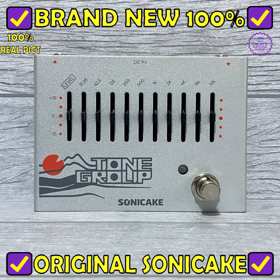 SONICAKE Tone Group 10 Band EQ Equalizer Tone Control Pedal Guitar ...