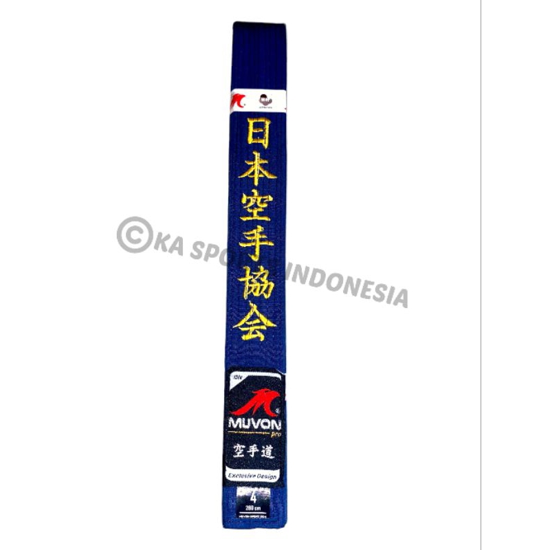 Original PRO SERIES Muvon Embroidered Blue Level Karate Belt | Shopee ...