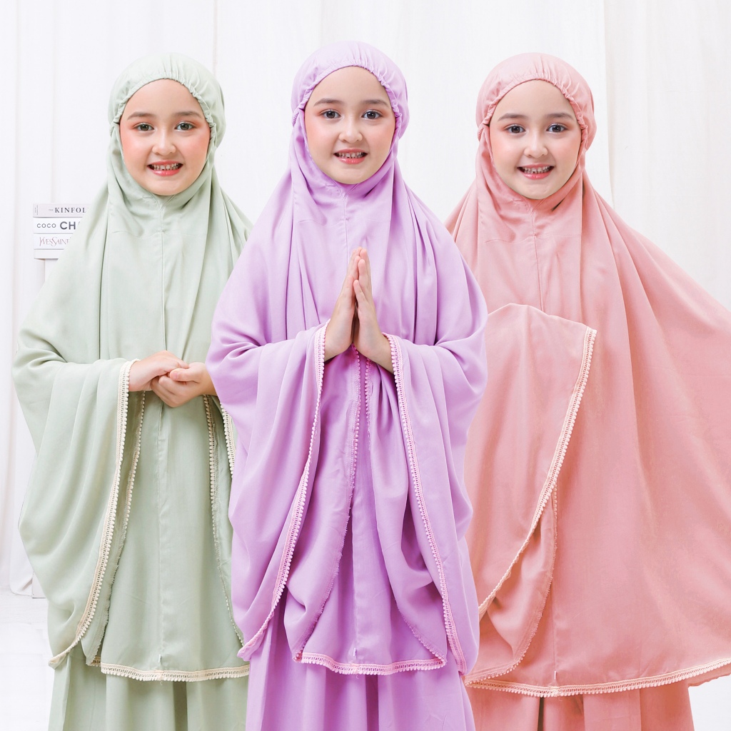 Erlimakids Plain Cute Children's Prayer Robe Ages 4-13 Radea Cool Soft ...
