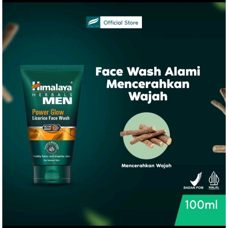 Himalaya Men Power Glow Face Wash 50ml | Shopee Philippines