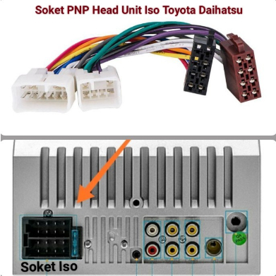ISO PNP head unit socket cable to Toyota Daihatsu | Shopee Philippines