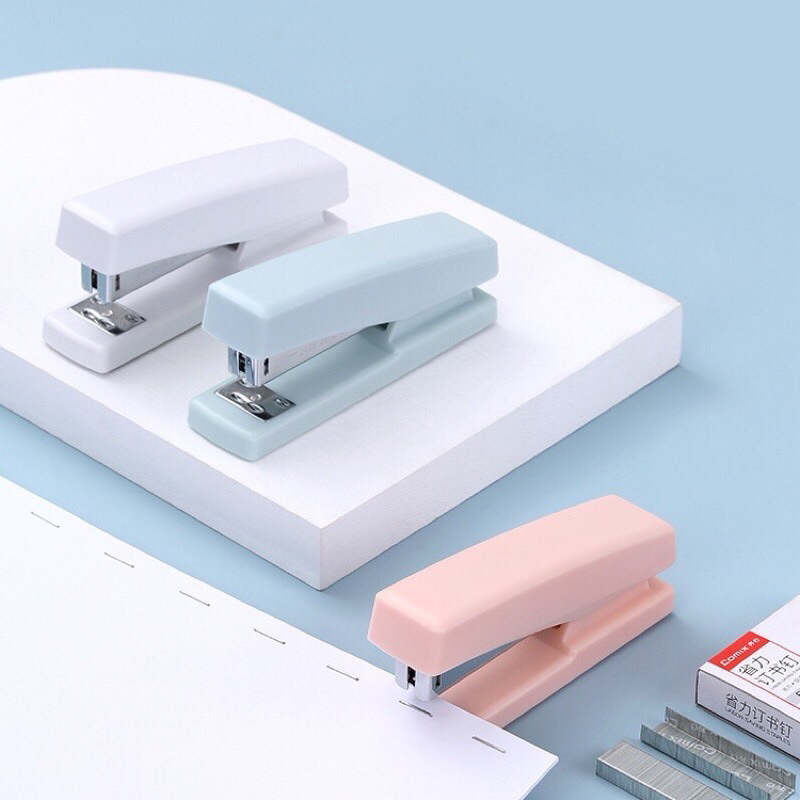 Aesthetic Pastel Color Plain Stapler Capacity 20 Sheets / Large Pastel ...
