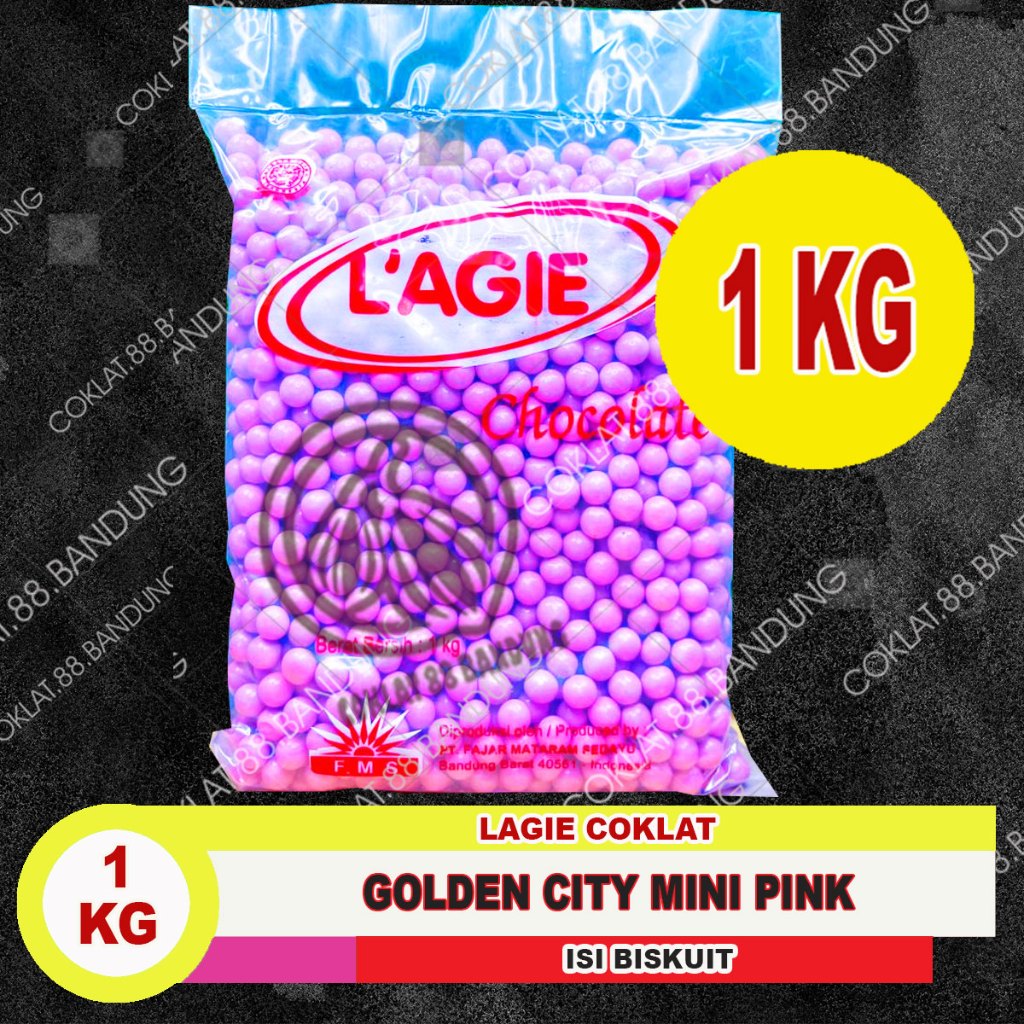 MERAH Golden CITY MINI PINK LAGIE 1KG, CHOCOLATE LAGIE KILOAN, PINK ...