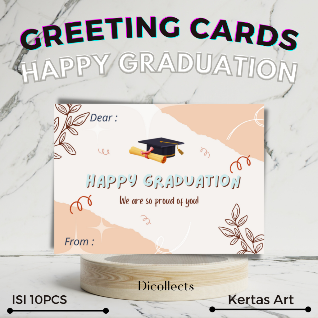 (CONTENTS Of 10 CARDS) GRADUATION GREETING CARDS/STING CARDS GRADUATION ...