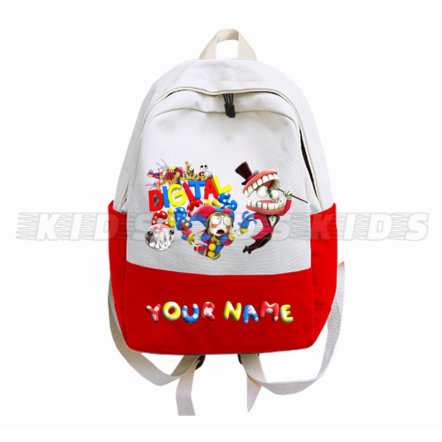 Kindergarten/sd Children's Bag With The Amazing Digital Circus Motif ...