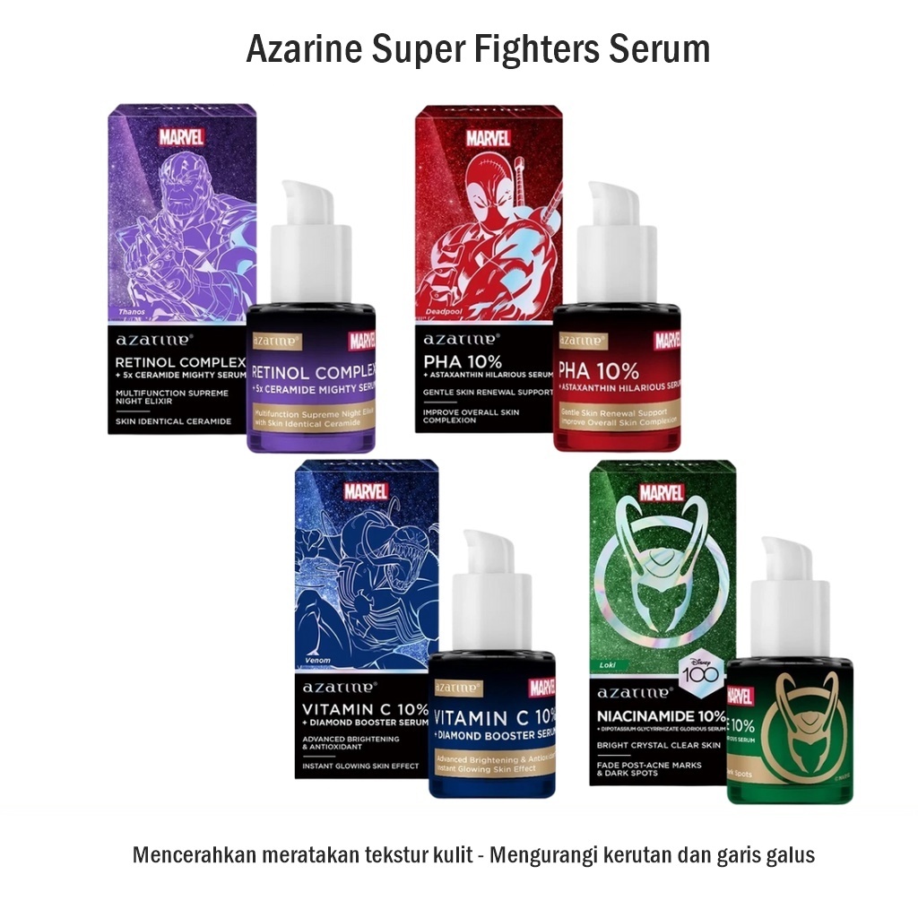 Azarine Serum Marvel Super Fighter 20ml - Serum Retinol Complex ...