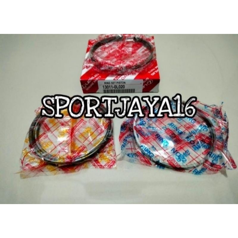 Ring SEHER RING PISTON RING TOYOTA HIACE COMMUTER 2KD ORI JAPAN 1SET ...