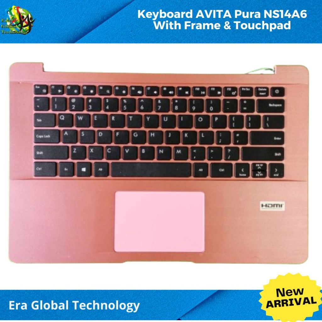 AVITA Pura NS14A6 Laptop Keyboard With Frame & Touchpad | Shopee ...