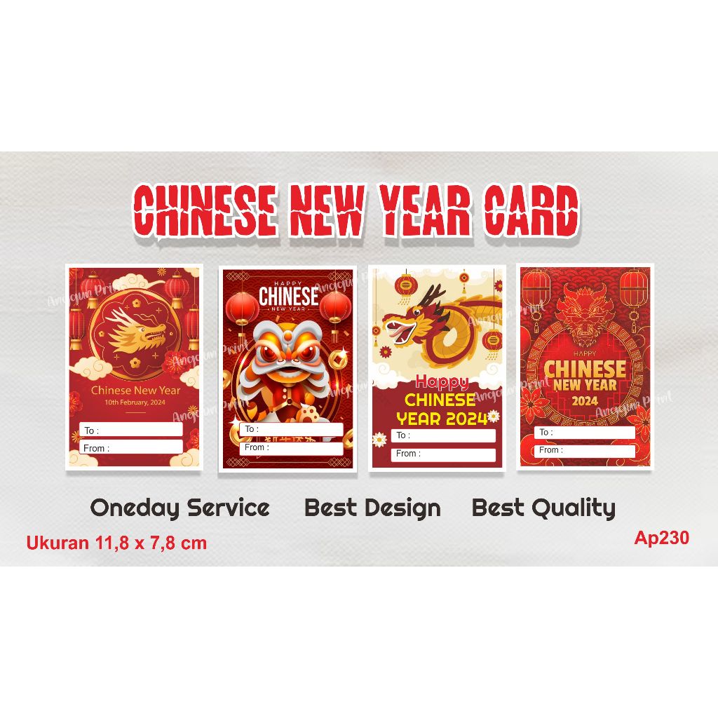 Chinese New Year Gift Card | Chinese New Year GREETING CARD | Chinese ...