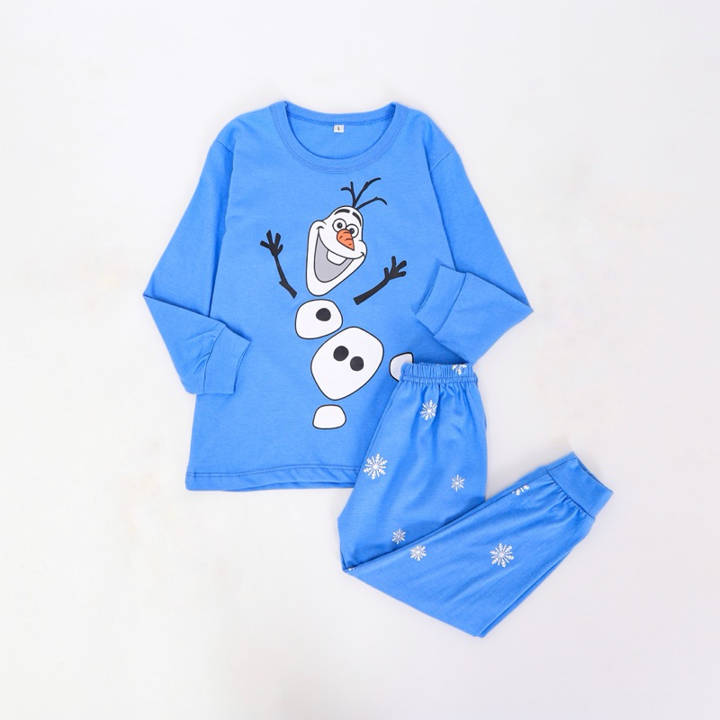 Pajamas Set - Olaf Frozen Long Set | Shopee Philippines