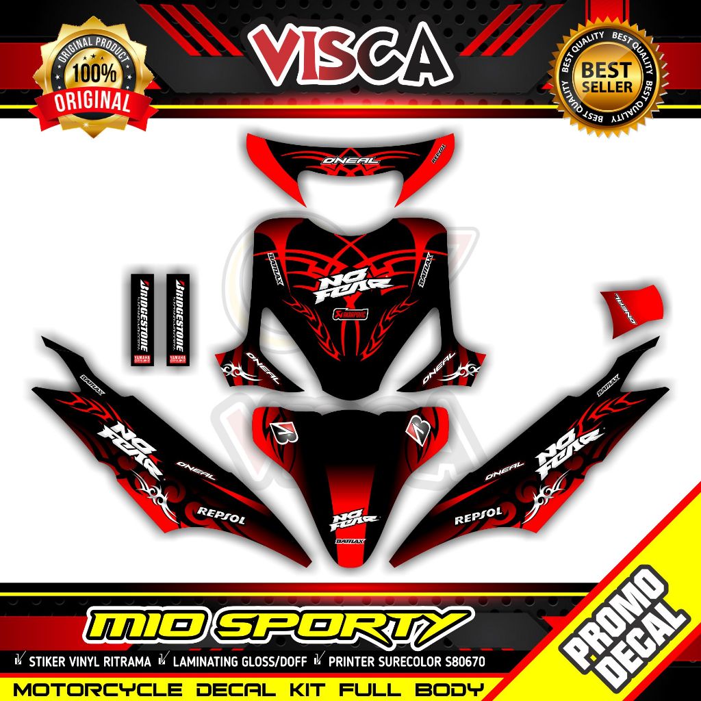 Mio Sporty Full Body Decal Mio Sporty Full Body Sticker Striping Mio ...