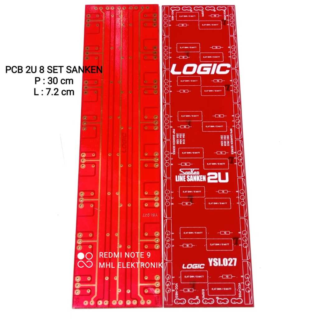 PCB TRANSISTOR FINAL SANKEN 8 SET 2U TR FINAL 8 SET SANKEN 2U | Shopee ...