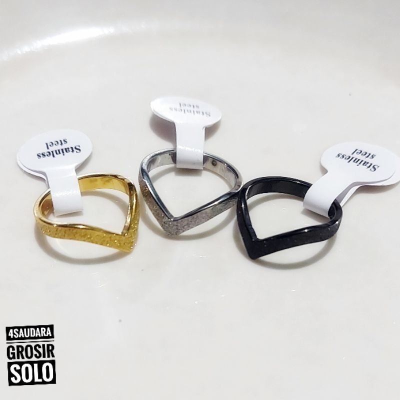 FUJI RING SAND MOTIF 100% TITANIUM ANTI RUST & ROUND || FUJI TITANIUM ...