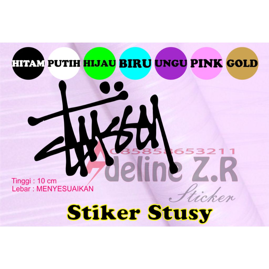 Stussy STICKER CUTTING | Shopee Philippines