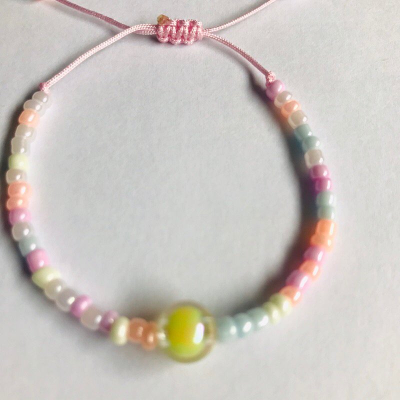 Cute Colorful Drawstring Bead Bracelet | Shopee Philippines