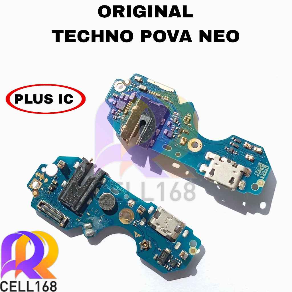 Flexible Connector CHARGER TECNO POVA NEO PCB BOARD CAS MIC | Shopee ...