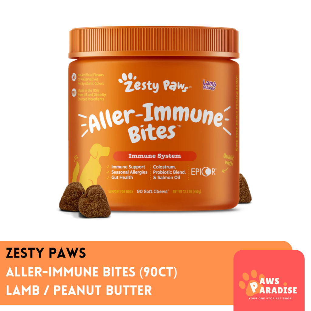 Zesty PAWS Aller-Immune Bites Dog Vitamins | Shopee Philippines