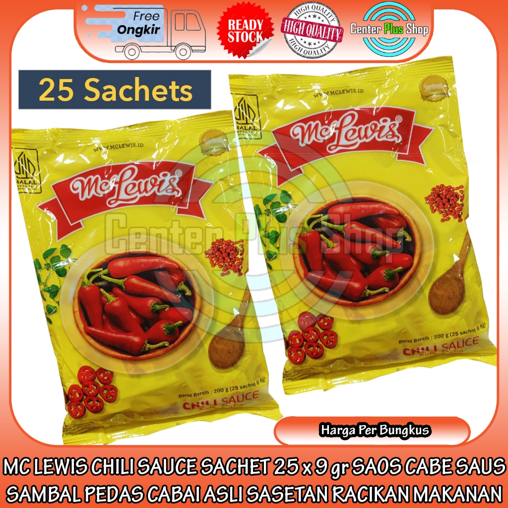Chili Sauce Spicy Chili Sauce Original Chili Mc Lewis Chili Sauce ...