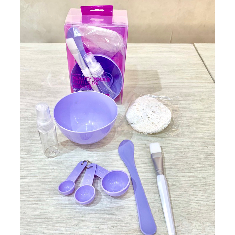 Miniso mask tools set mask bowl 8pcs | Shopee Philippines