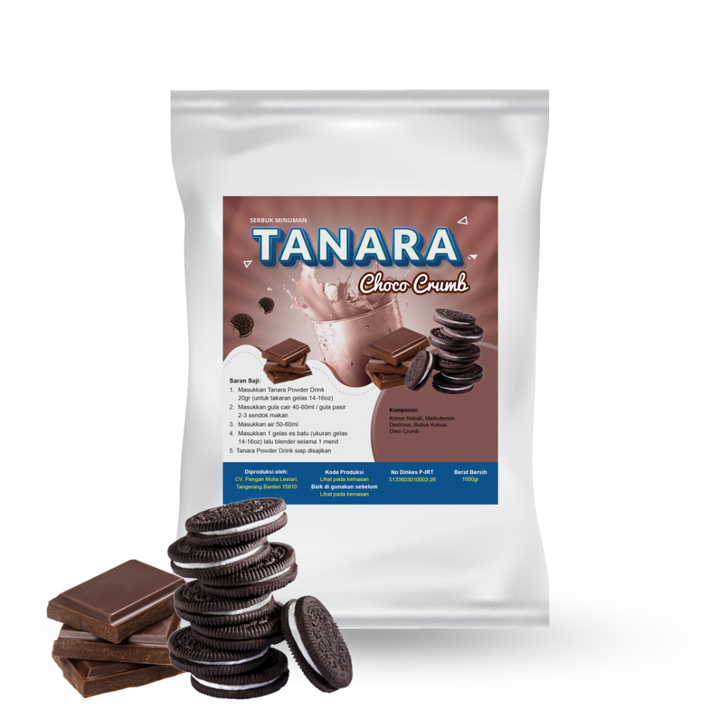 Choco Crumbs Drink Powder 500gr - Tanara Powder - Plain Premium ...