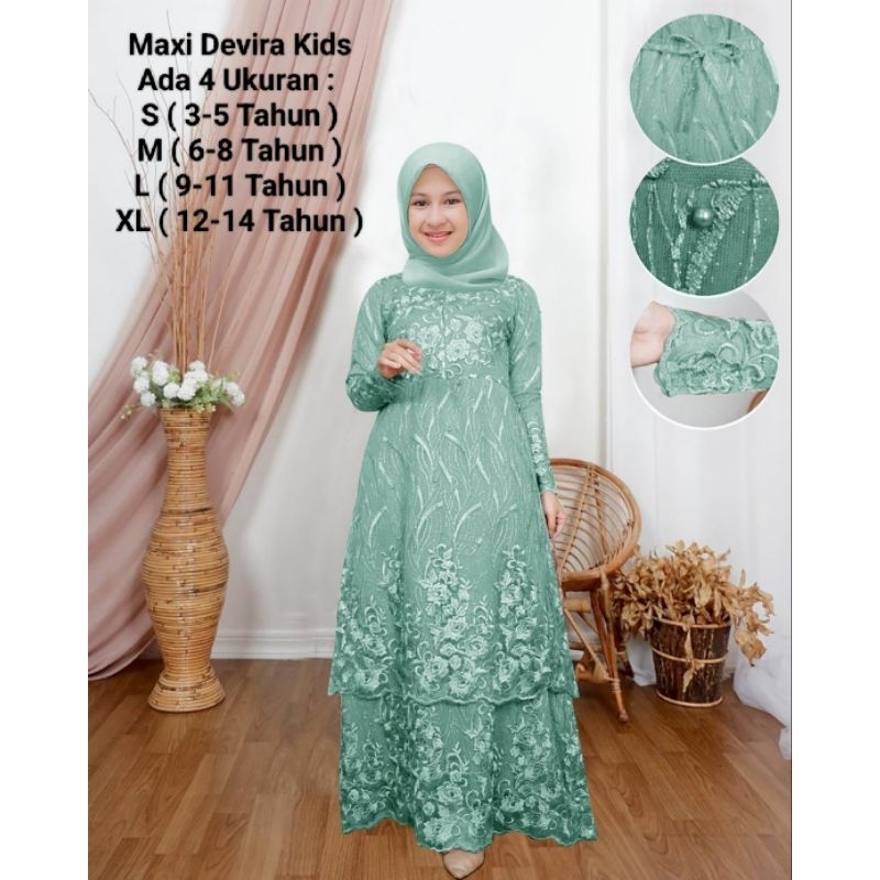 Gamis Clothes for Teenage Girls and Teenagers Latest Brocade Stacked ...
