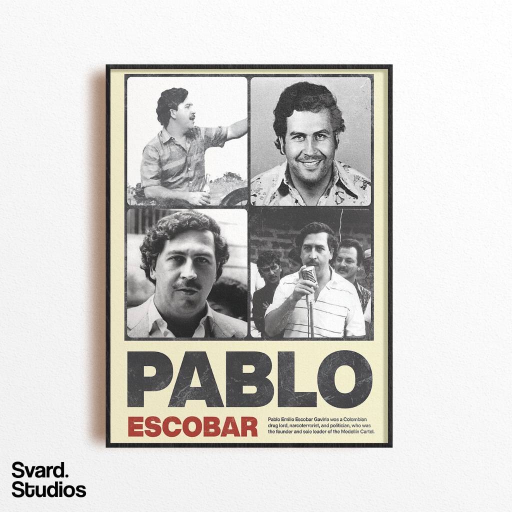 Pablo Escobar Frame Poster - Frameblock | Shopee Philippines