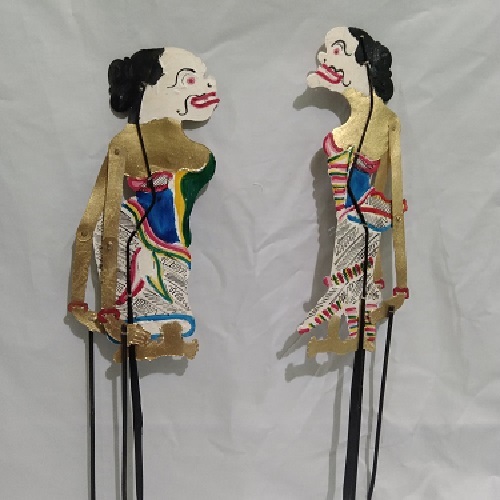 Genuine Limbuk and Cangik Shadow Puppets Small Size Wayang Height 30cm ...