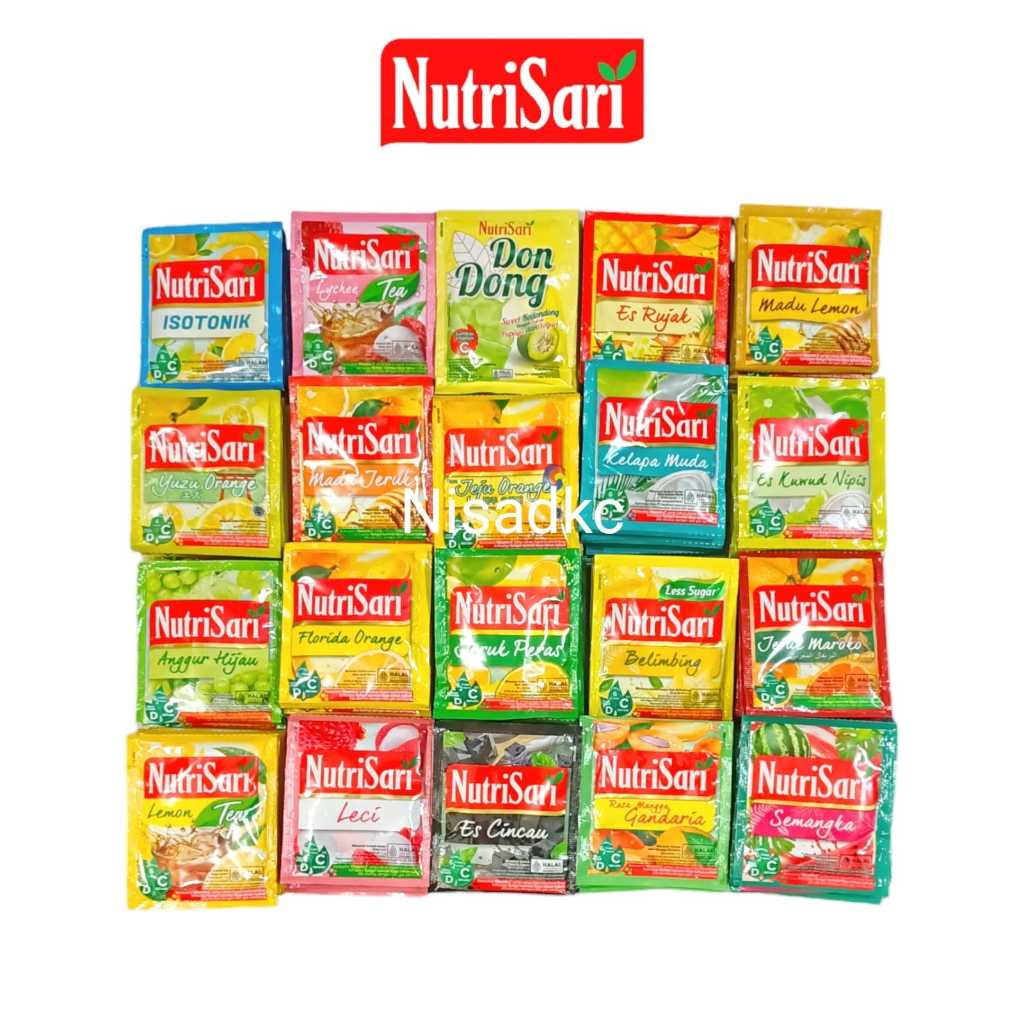 Nutrisari Renceng Instant Nutri Sari Powdered Drink Contains 10 Sachets ...