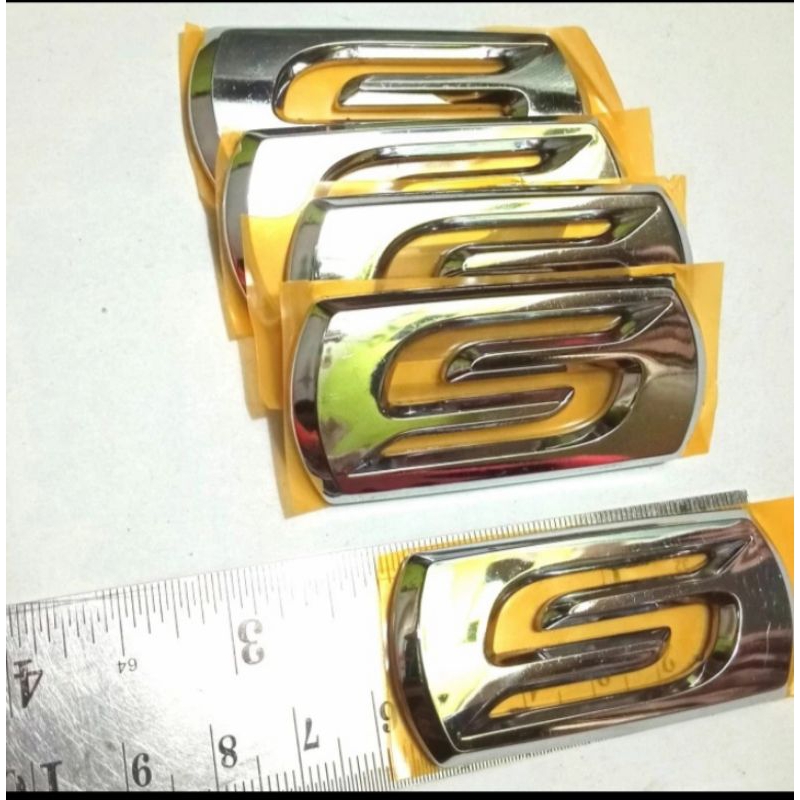 Toyota Avanza Car Type S Letter S Emblem | Shopee Philippines