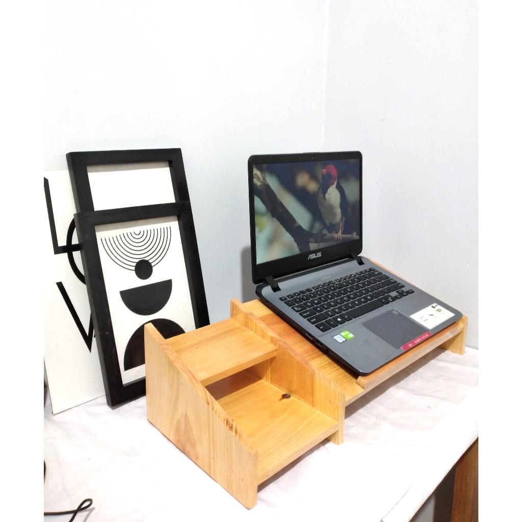 KAYU Wooden monitor stand/laptop stand/monitor base/Dutch teak pine ...