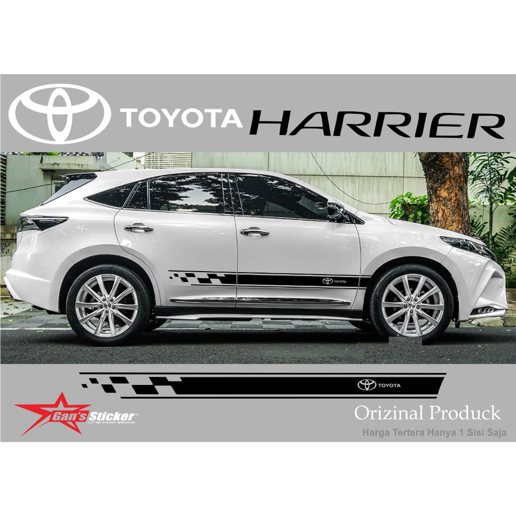 Toyota harrier stickers toyota harrier accessories | Shopee Philippines