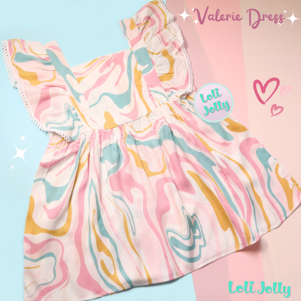 Valerie DRESS MILKY WAY LOLI JOLLY CHILDREN'S CLOTHES CUTE ABSTRACT ...