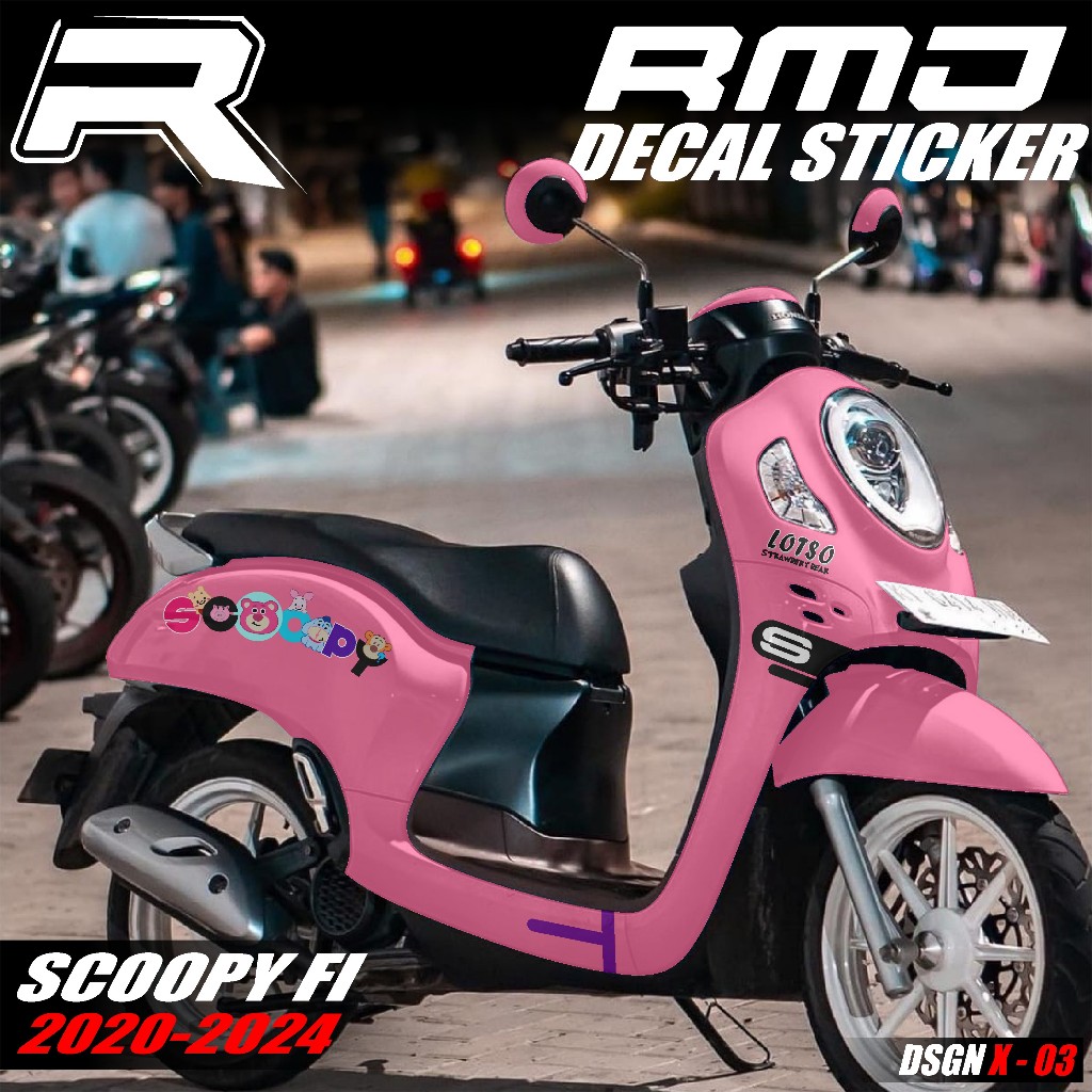 Decal Sticker All New Scoopy Fi 2020 2021 2022 2023 2024 Full Body ...