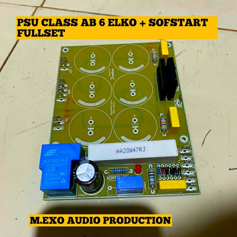 Pcb PSU 6 ELCO/ELKO+SOFTSTAR FULLSET PCB FR4 SUPER Thick | Shopee ...