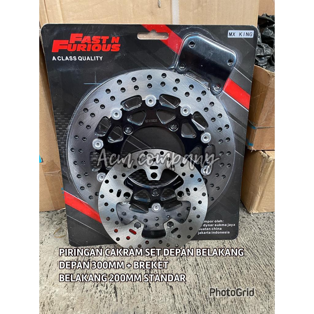 DISC DISC SET FRONT 320MM REAR 200MM PNP ALL MXKING MX KING VIXION ...