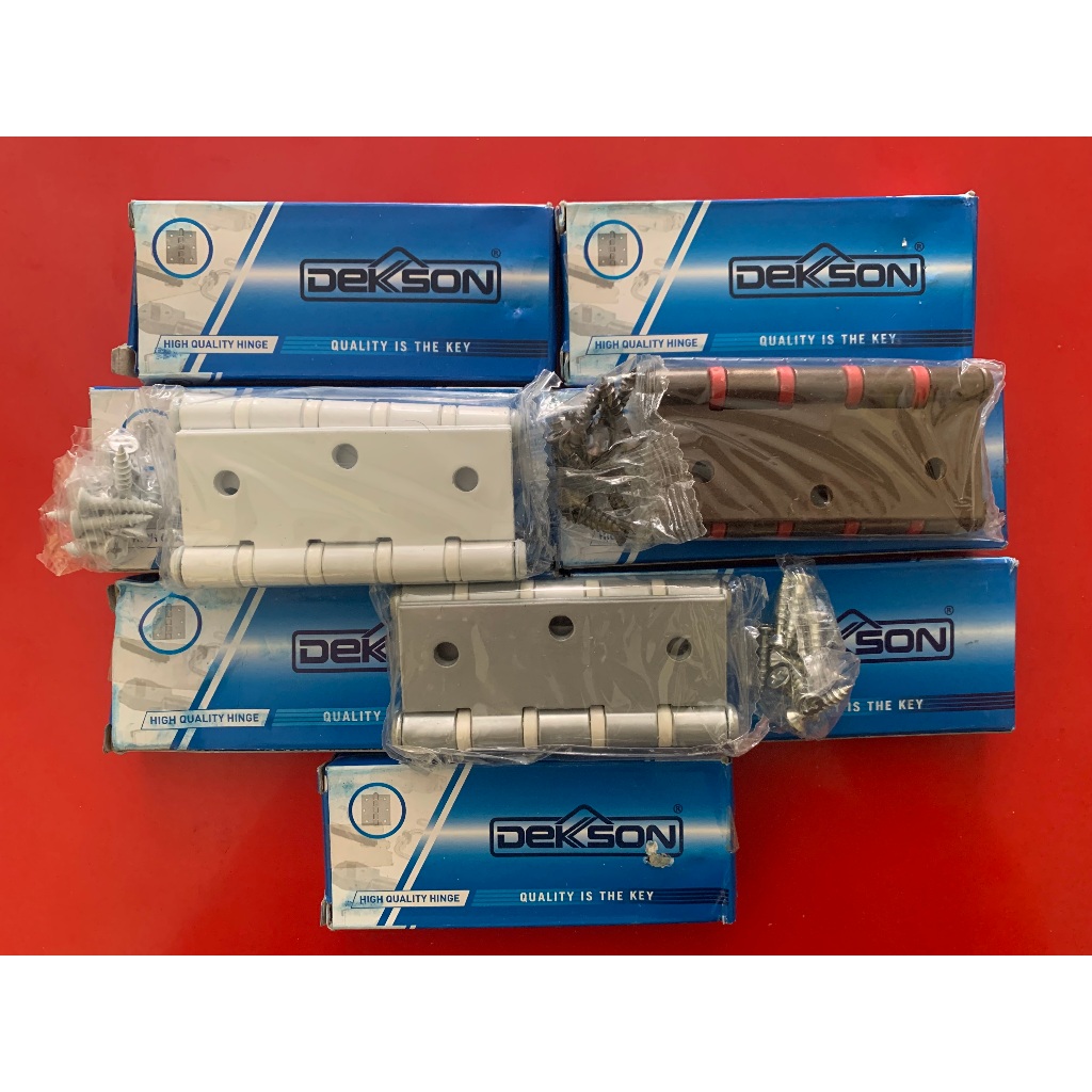 Aluminum Door Hinges/ Dekson Nylon 3 and 4 inch Dekson Hinges | Shopee ...