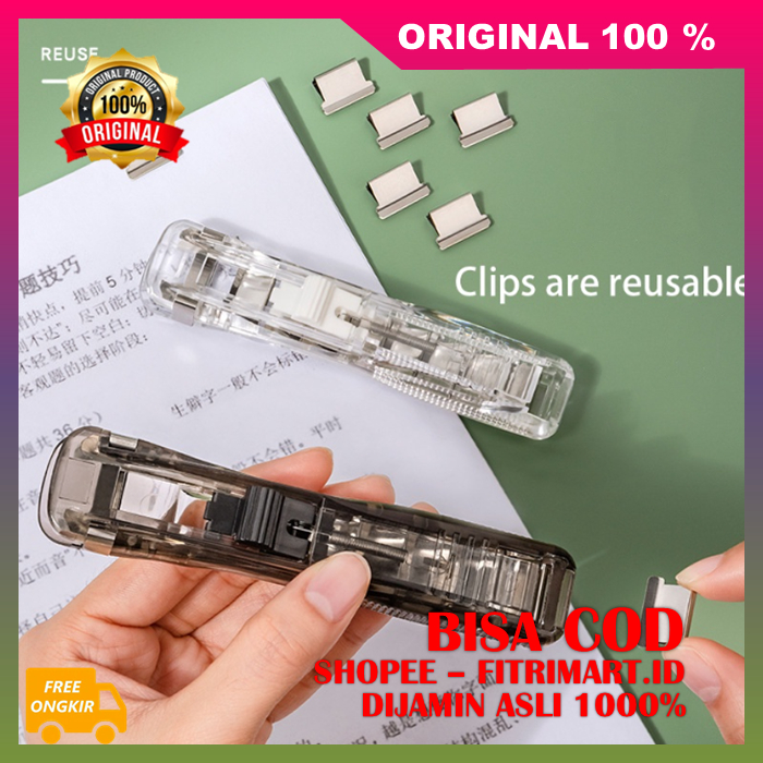 Fastener Clip Automatic Paper Clip Tool 100% ORIGINAL Paper Binder Clip ...