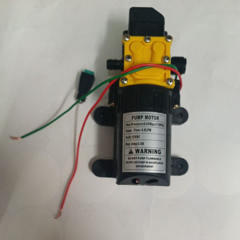 Dynamo Pump DC 12V Yellow Head DRAT Socket/12V DC Water Pump/Motor ...