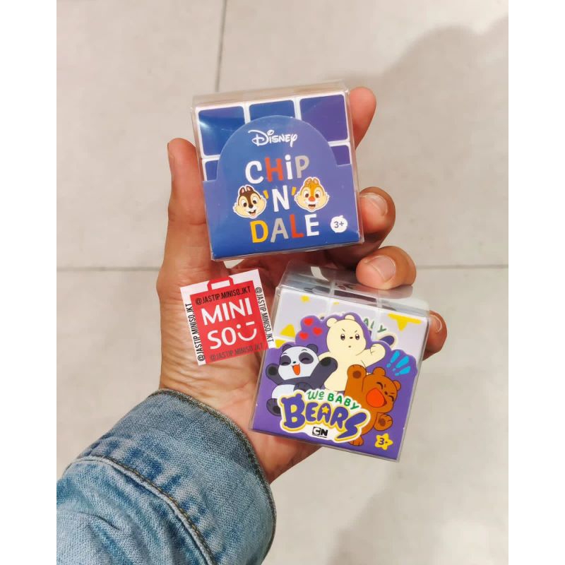 MINISO Magic Cube Rubik CHIP N DALE / WE BABY BEARS Collection | Shopee ...
