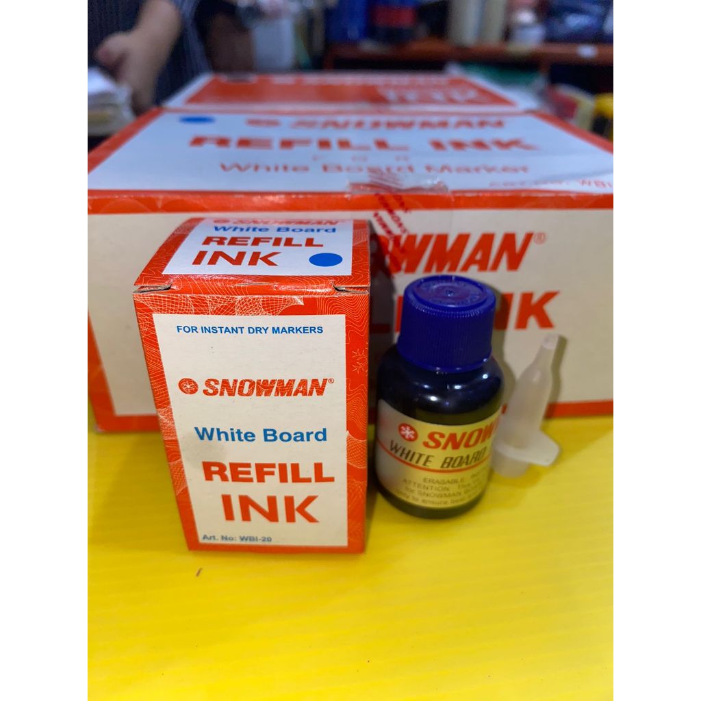 Marker Ink/Refill Ink Snowman Whiteboard Erased) | Shopee Philippines