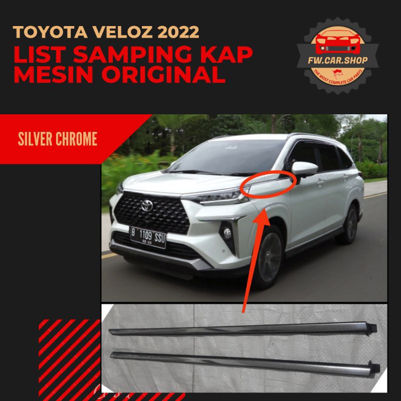 MESIN Original TOYOTA VELOZ 2022 AND UP ENGINE HOOD SIDE LIST | Shopee ...