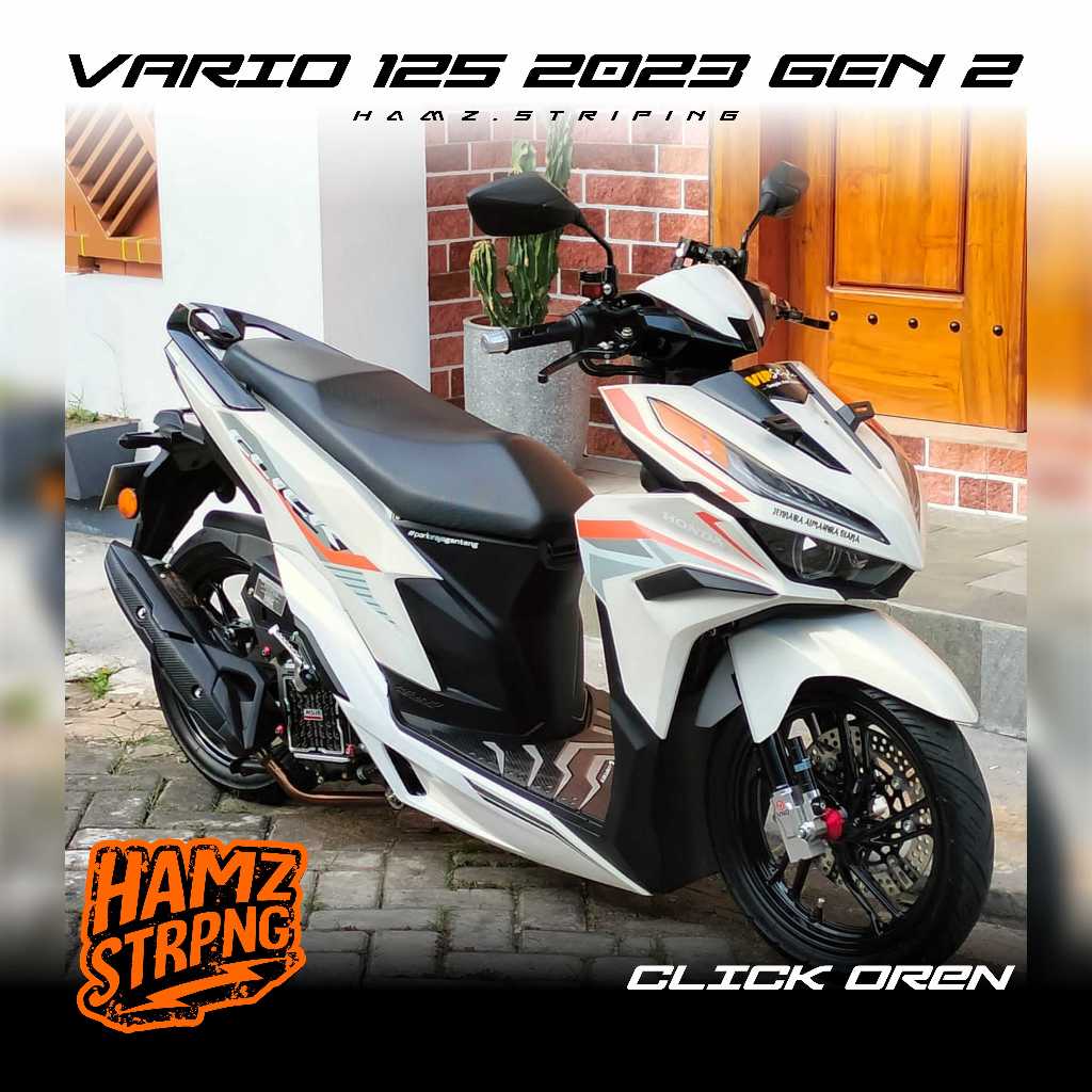 Transparent Striping Vario GEN 2 2023 125 Thailand Font CLICK | Shopee ...