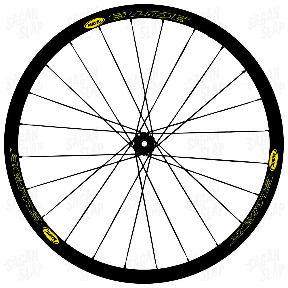 Sticker Decal Rims Bicycle Rims Mavic Ellipse 2010 700c Width 2cm ...