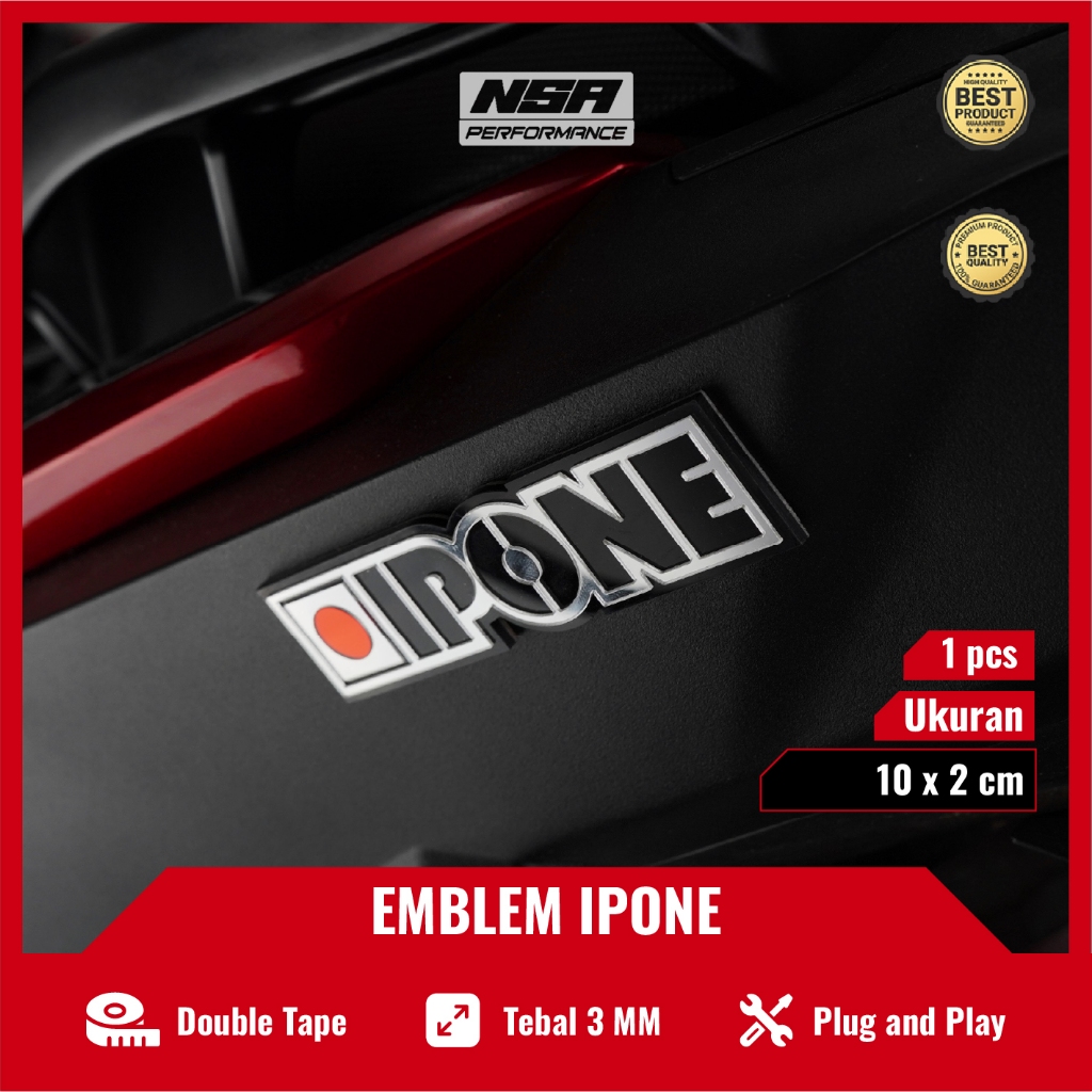 NSA Motorcycle Emblem VARIO NMAX AEROX MIO BEAT Logo IPONE Japan ...
