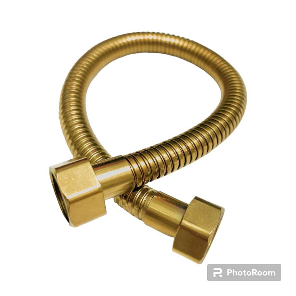 Flexible Shower Hose Stainless Gold 3JB Toilet Shower Hose Flexible ...