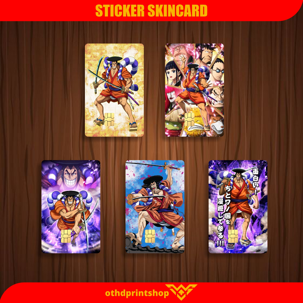 Tena KOJUKI ODEN ONEPIECE Special Edition Atm Card Skin Sticker ...