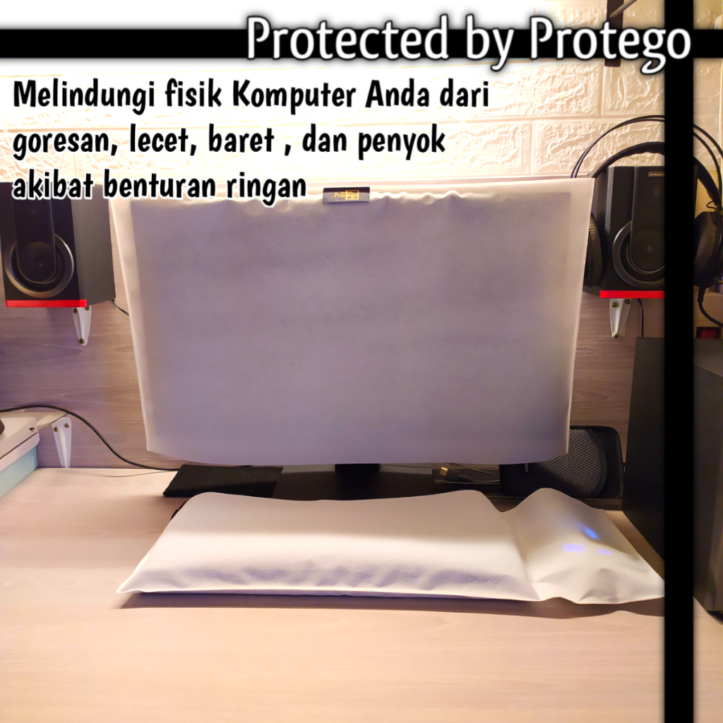 LAYAR Computer Monitor Screen Cloth Cover 24 - 27 inch PART 2 Anti-Dust ...
